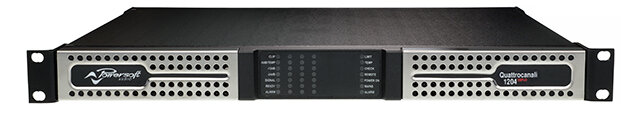 Powersoft Quattrocanali 1204 DSP+Dante 4-kanals forsterker 4x300W ...