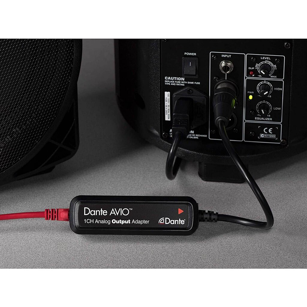 Audinate Dante AVIO 1ch output 1x XLR han 1 kanals adapter - FirstAudio AS