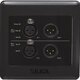 Xilica RIO 2x2 I/O Dante wall box XLR 2x XLR han + 2x XLR Hun ...