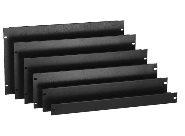 Caymon Blindpanel, 2 Unit 19" blindpanel, Sort - FirstAudio AS