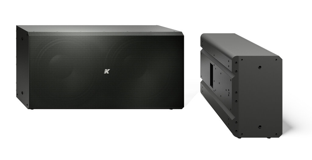 K-Array KU210 2x10" 8+8Ohm, Ultra-slim subwoofer,black - FirstAudio AS